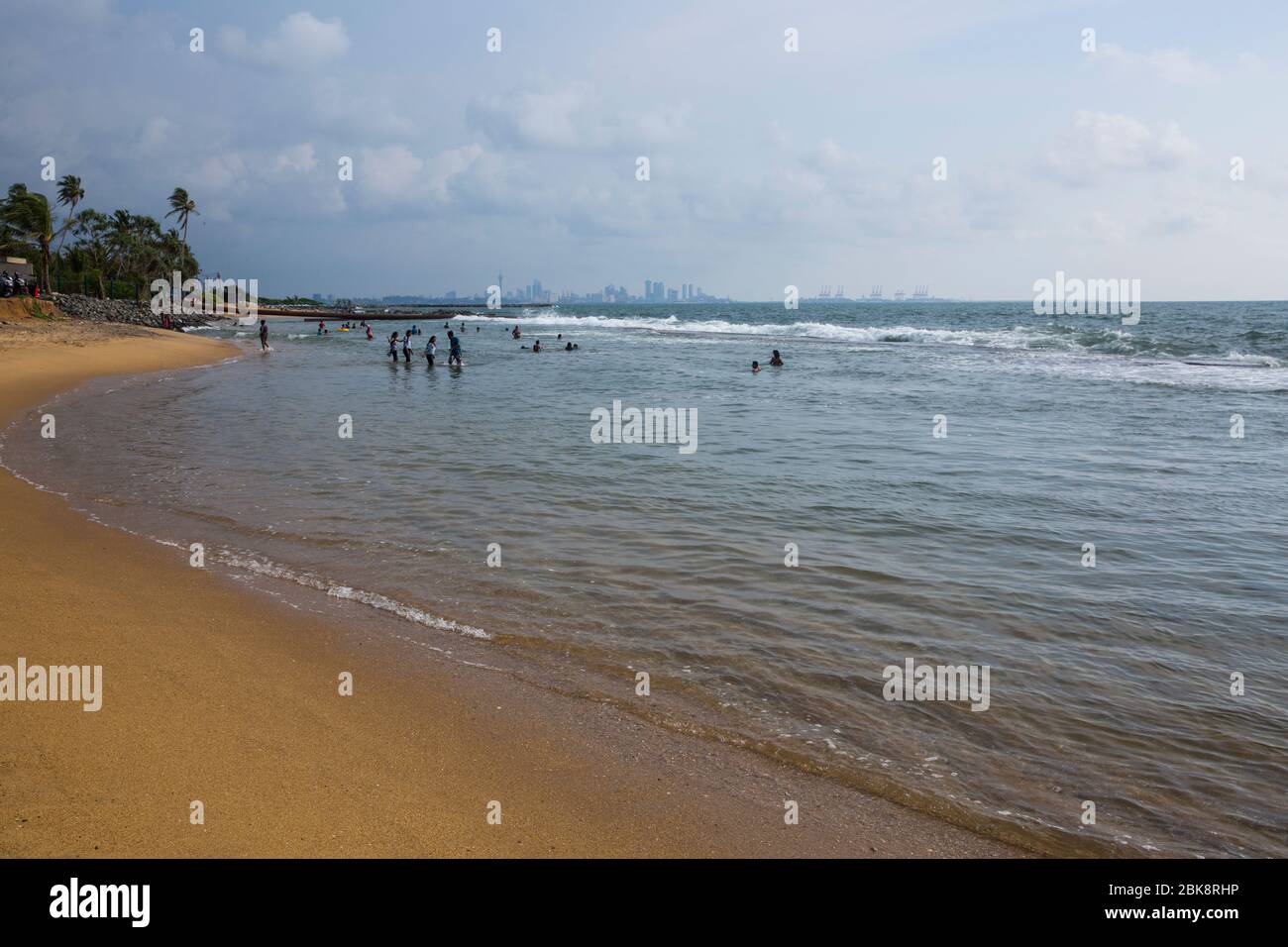 Sea beach at Colombo in Srilanka Stock Photo - Alamy