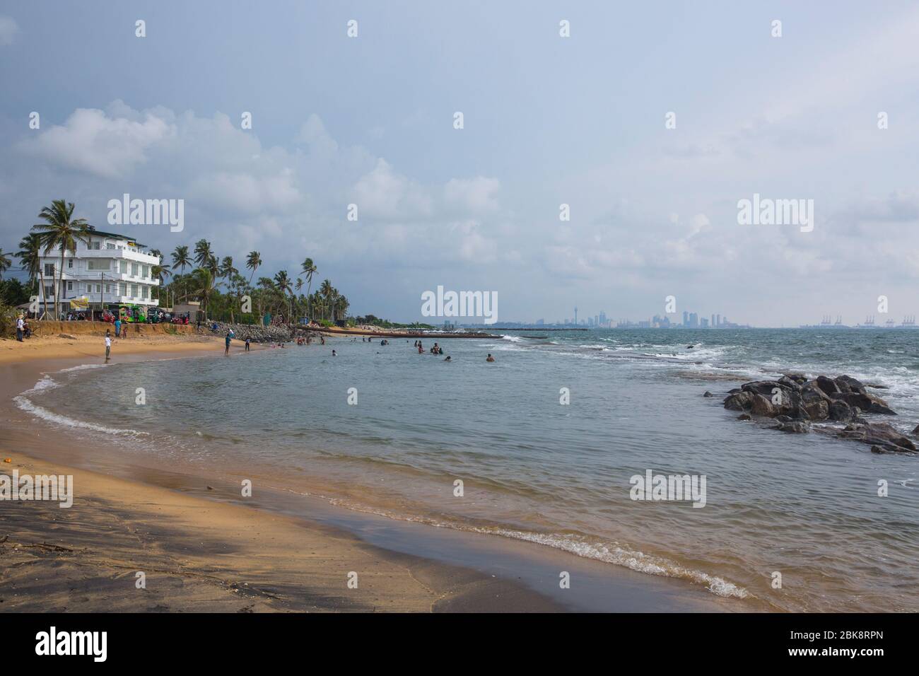 Sea beach at Colombo in Srilanka Stock Photo - Alamy