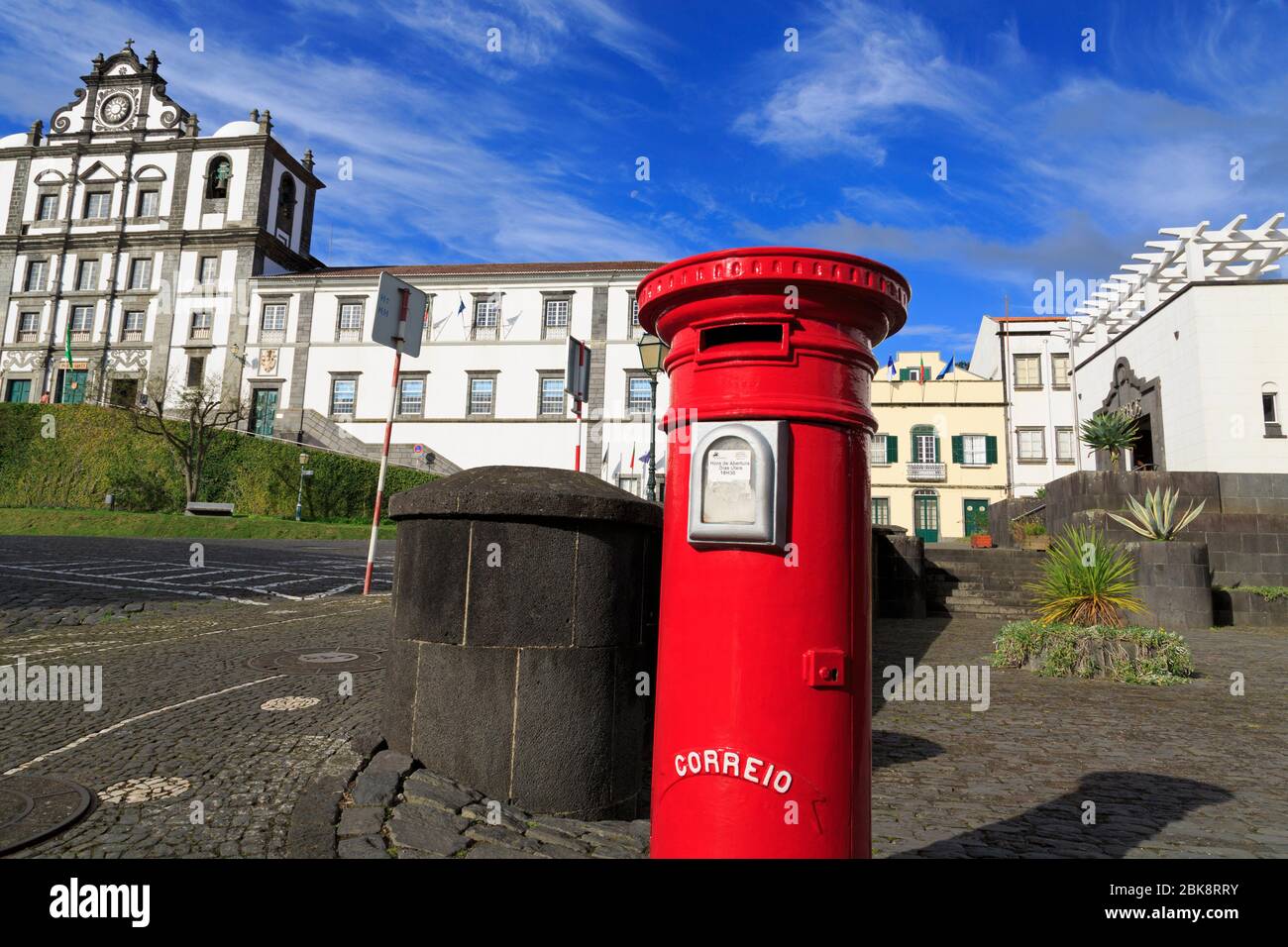 Sao Salvador Church, Horta, Faial Island, Azores, Portugal, Europe ...