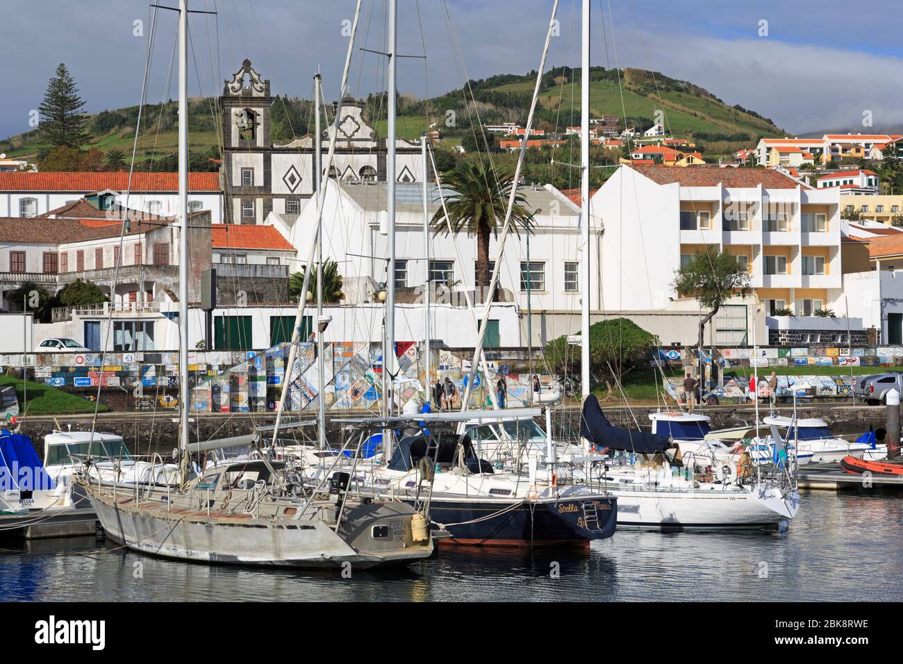 Horta Marina, Faial Island, Azores, Portugal, Europe Stock Photo - Alamy