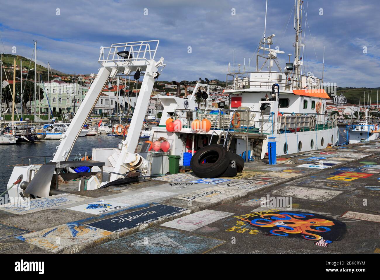 Horta Marina, Faial Island, Azores, Portugal, Europe Stock Photo - Alamy