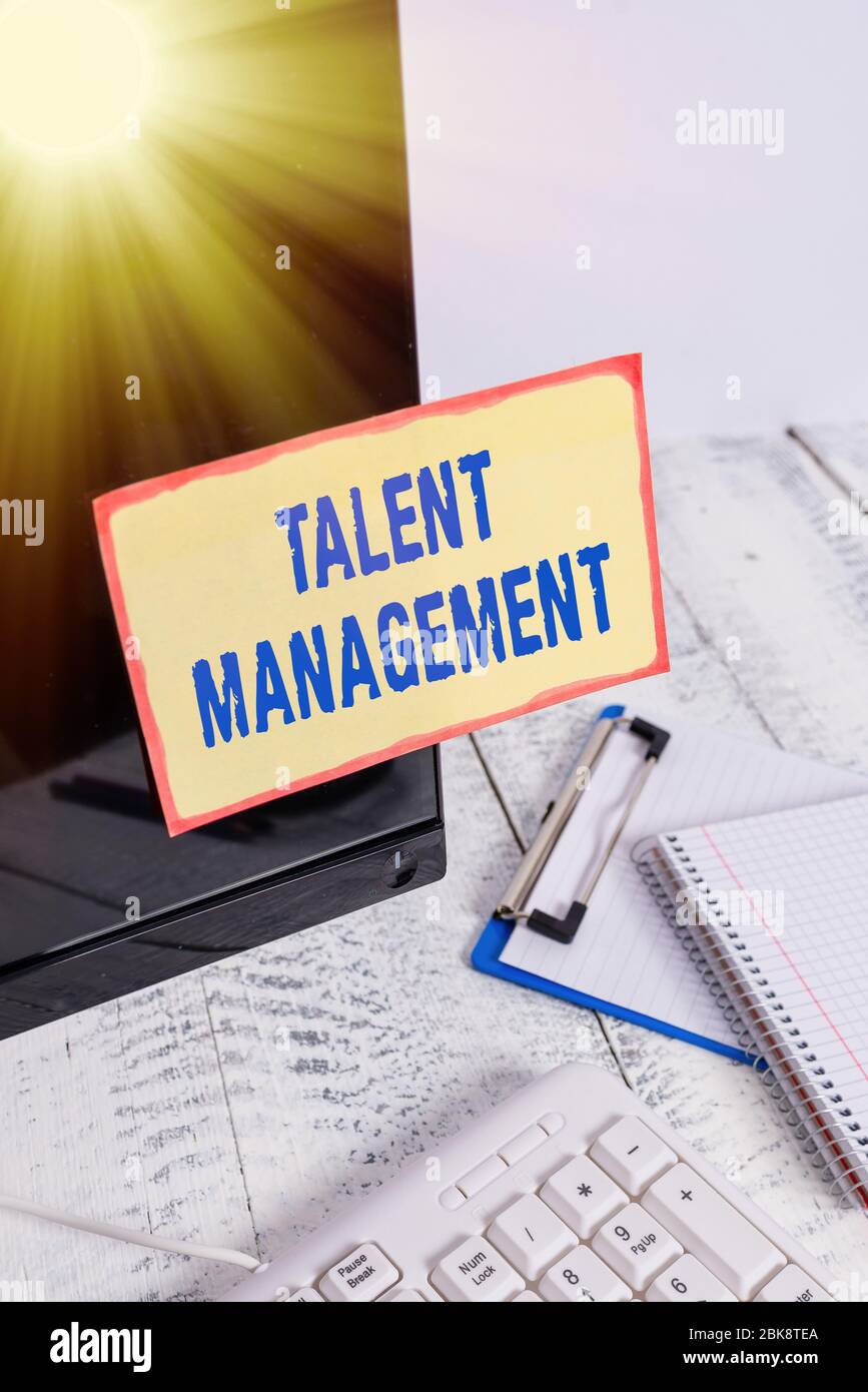 Conceptual hand writing showing Talent Management. Concept meaning ...