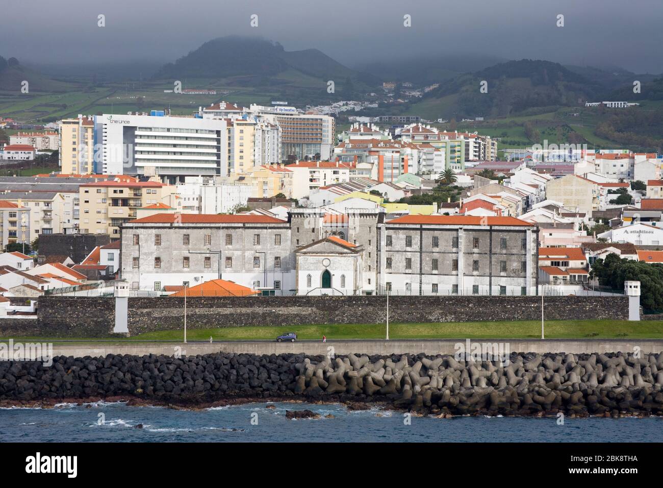 Prison in Ponta Delgada City, Sao Miguel Island, Azores, Portugal ...