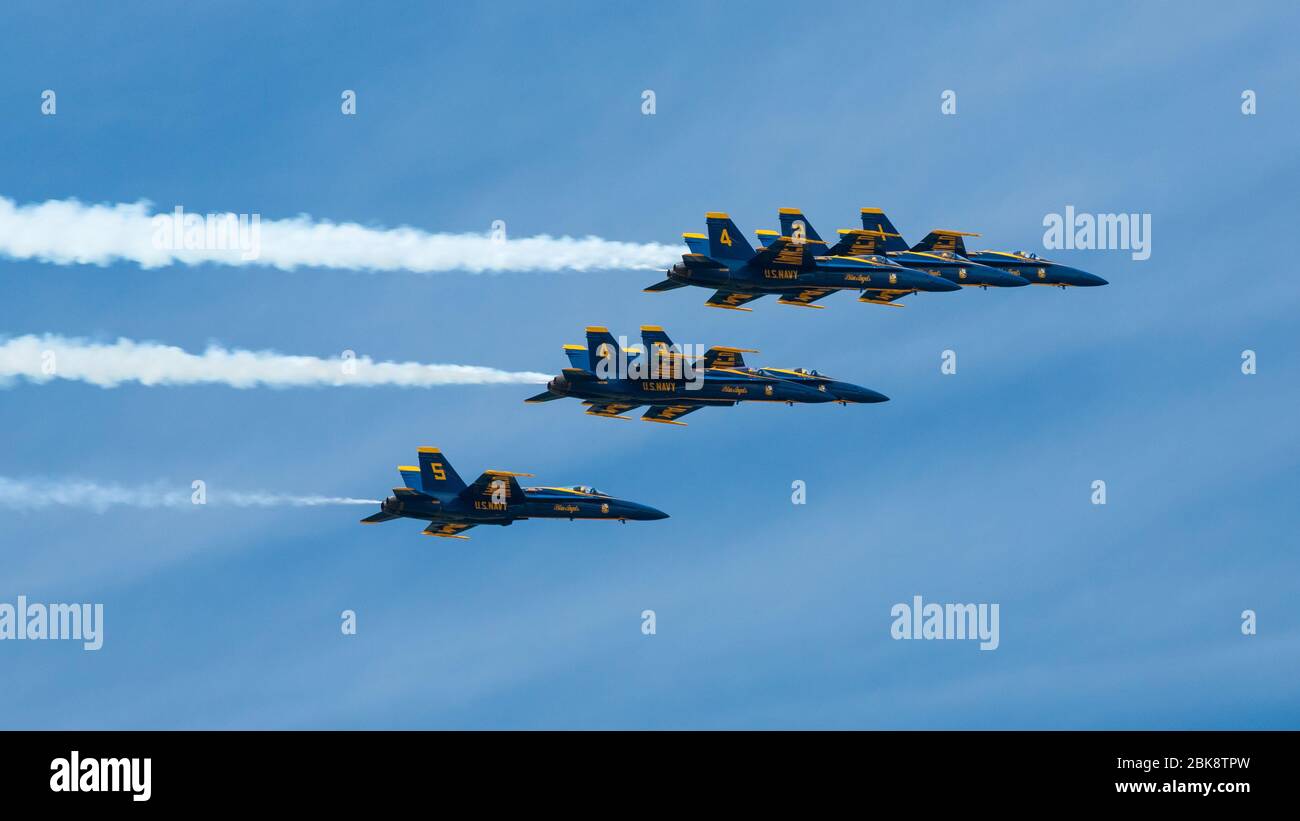 Blue Angels and Thunderbirds flying over Washington, DC during Covid-19 ...