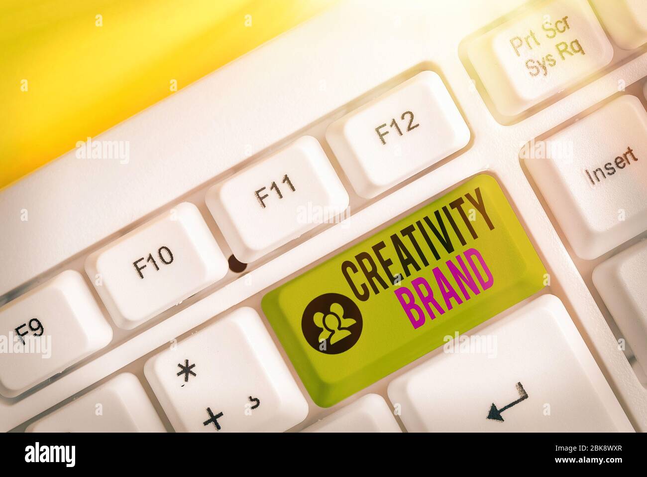 Handwriting text Creativity Brand. Conceptual photo design name or ...