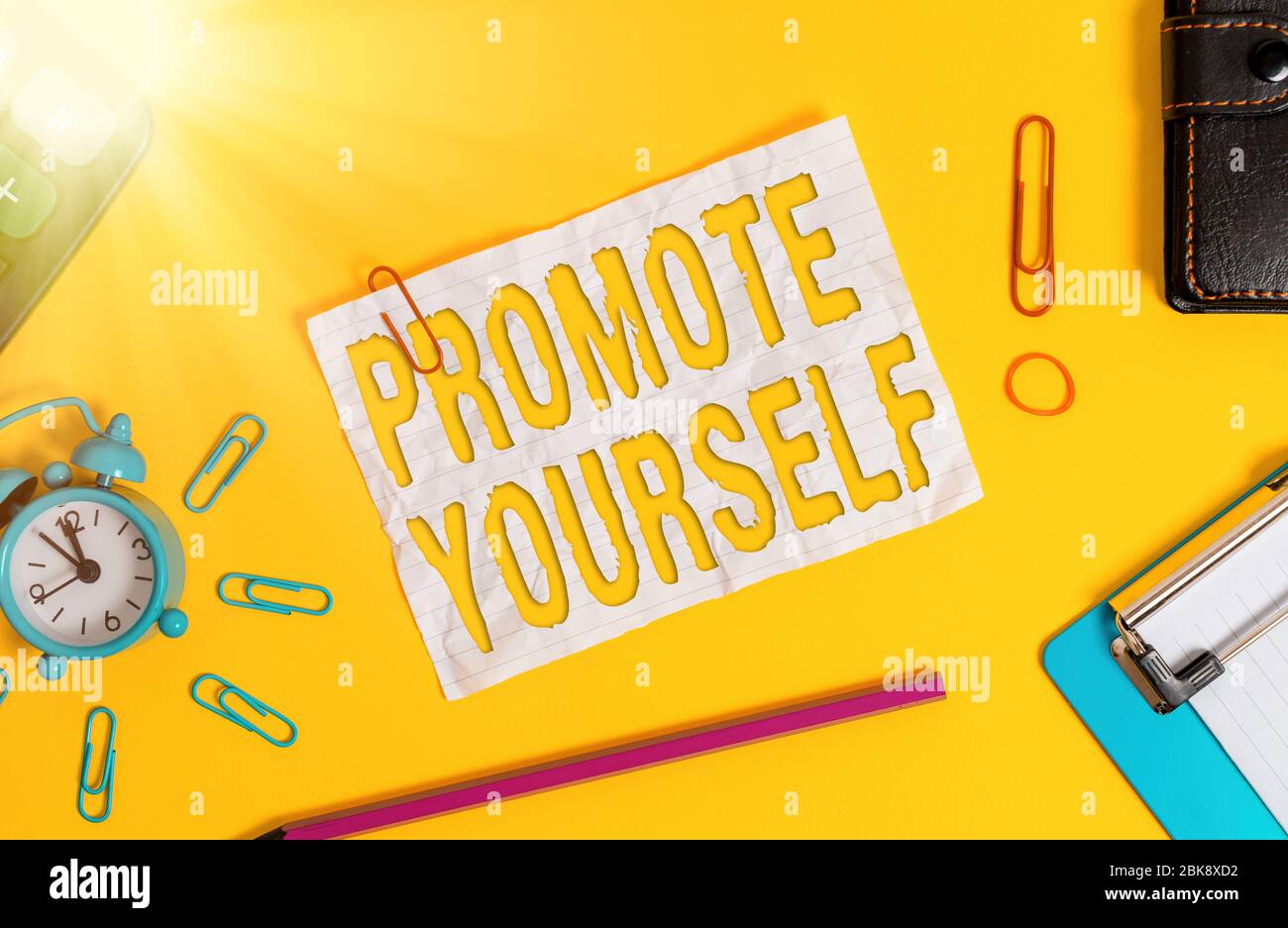 Conceptual hand writing showing Promote Yourself. Concept meaning ...