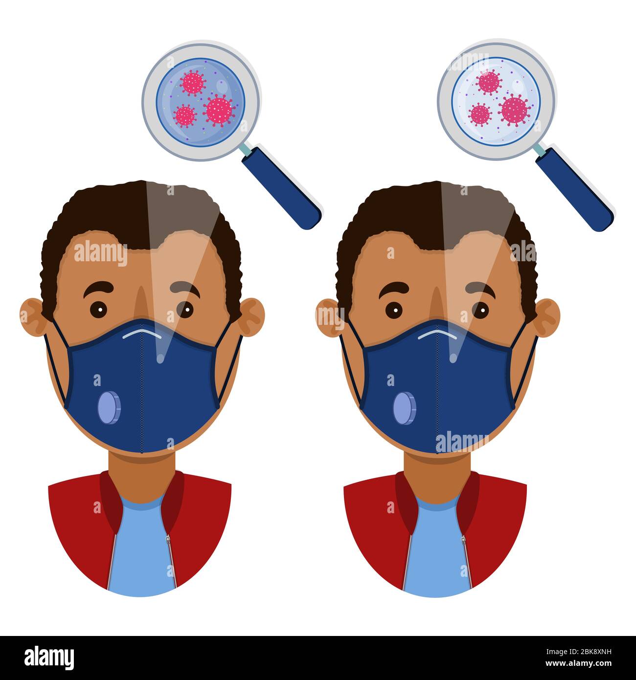 Close up of african mask Stock Vector Images - Alamy