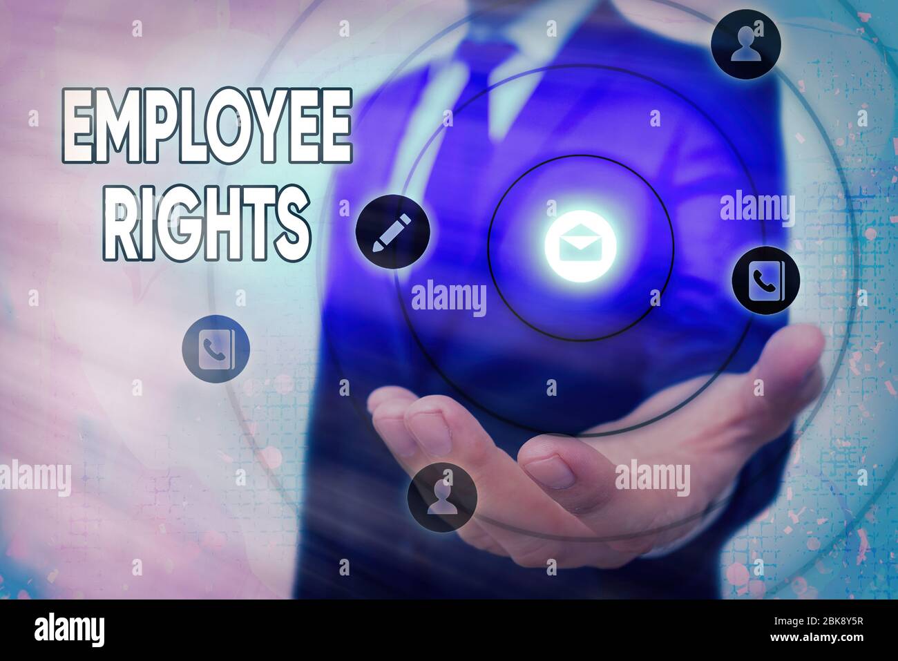 Text sign showing Employee Rights. Business photo text All employees ...