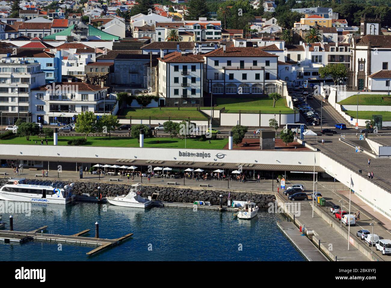 Marina, Ponta Delgada City, Sao Miguel Island, Azores, Portugal, Europe ...