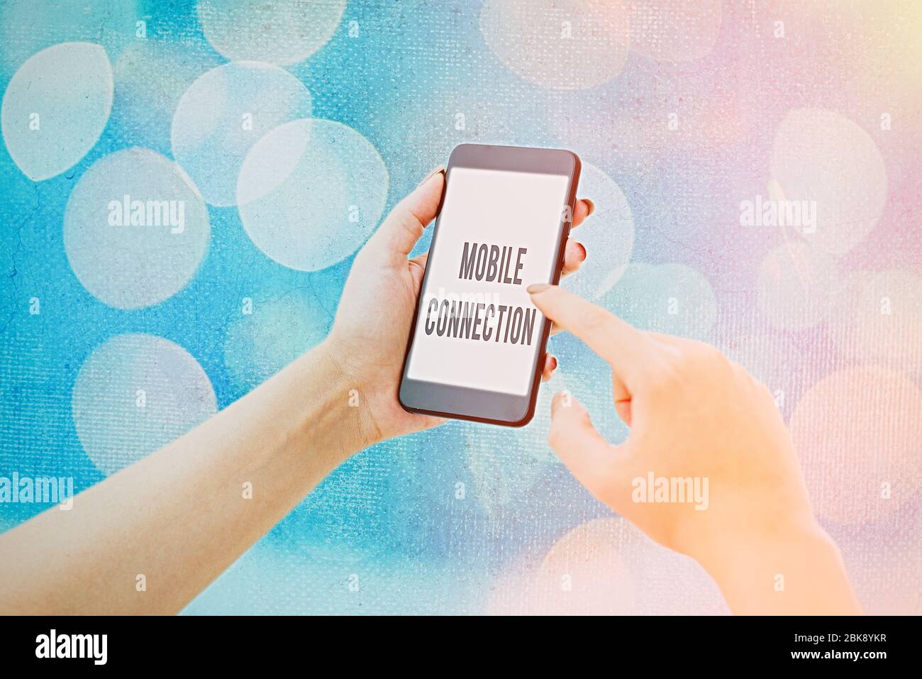 Handwriting Text Mobile Connection Conceptual Photo Secure Universal