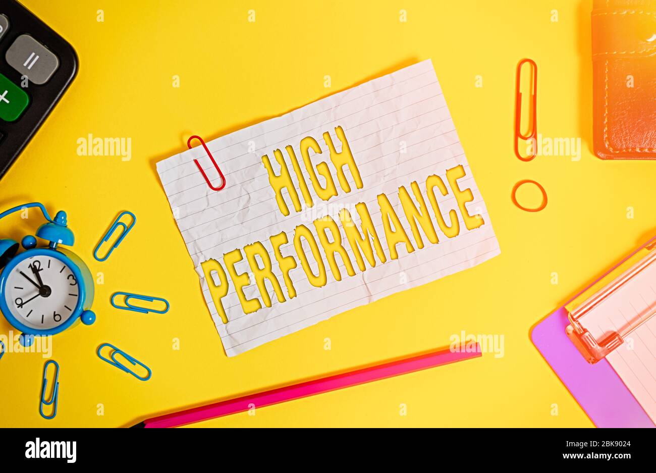 Conceptual hand writing showing High Performance. Concept meaning ...