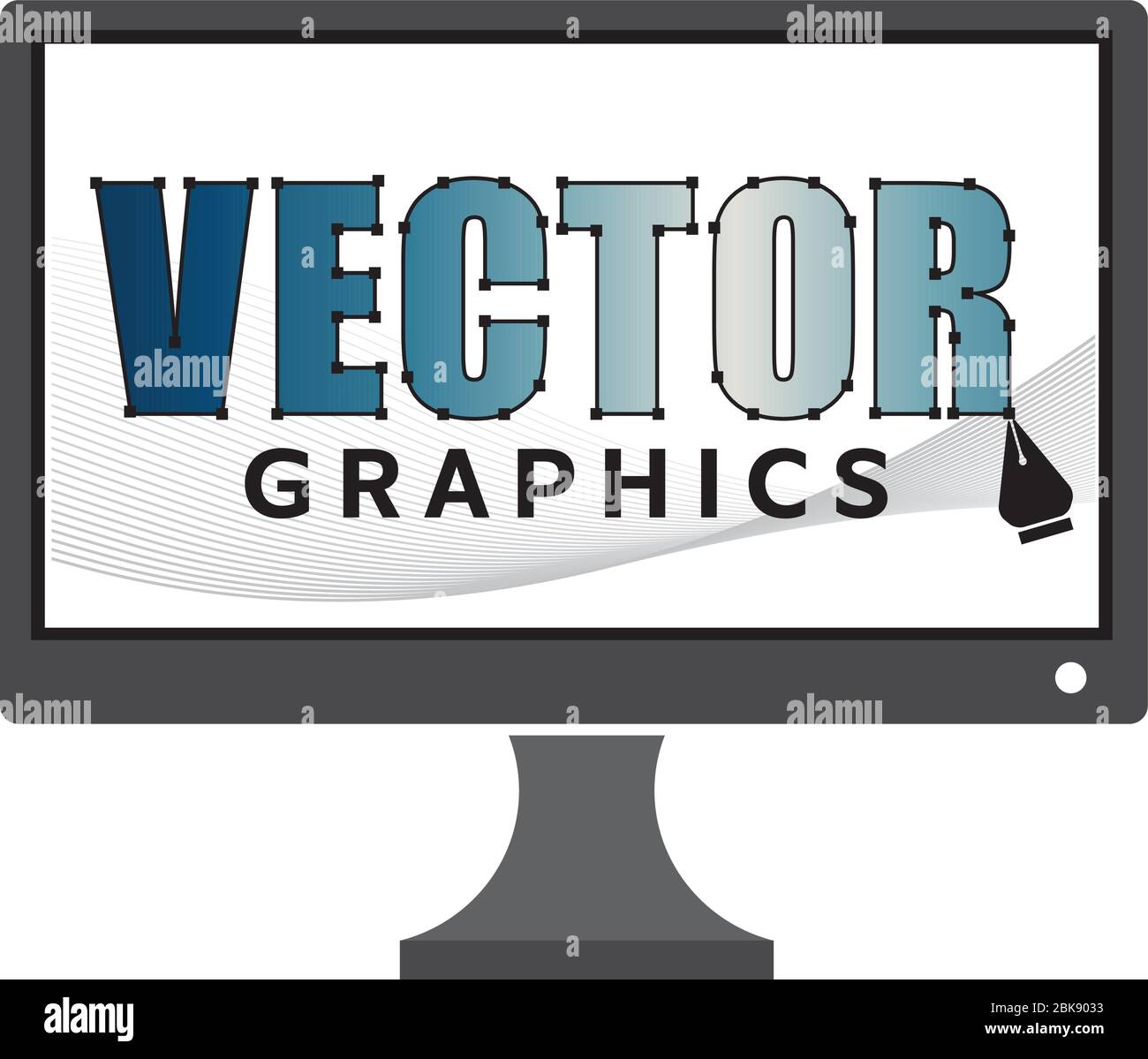 Computer art render Stock Vector Images - Alamy
