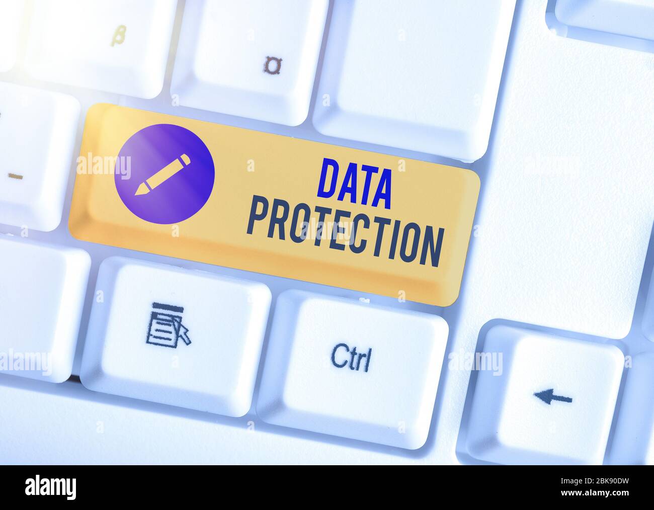 Word writing text Data Protection. Business photo showcasing Protect IP ...