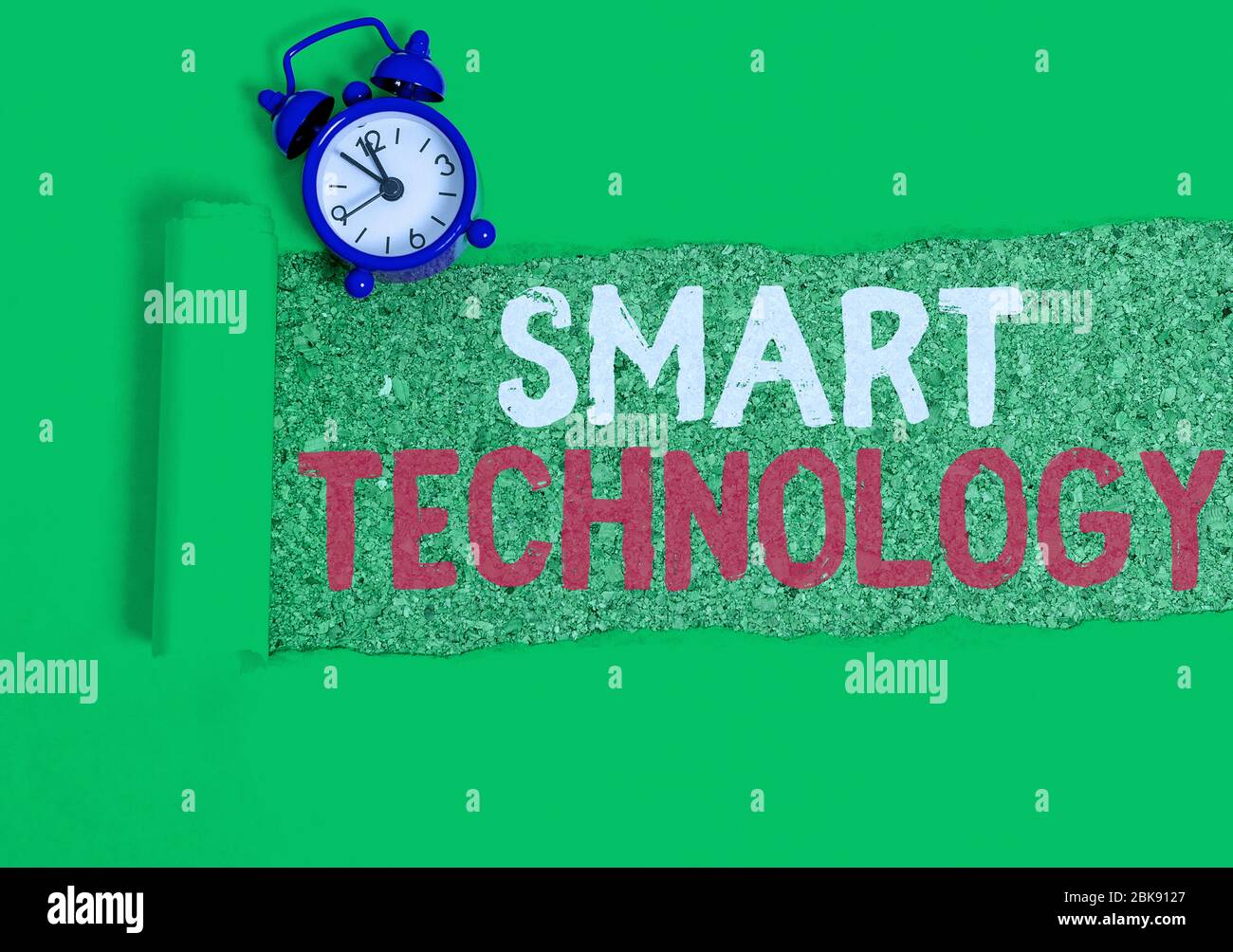 Writing note showing Smart Technology. Business concept for gadgets or ...