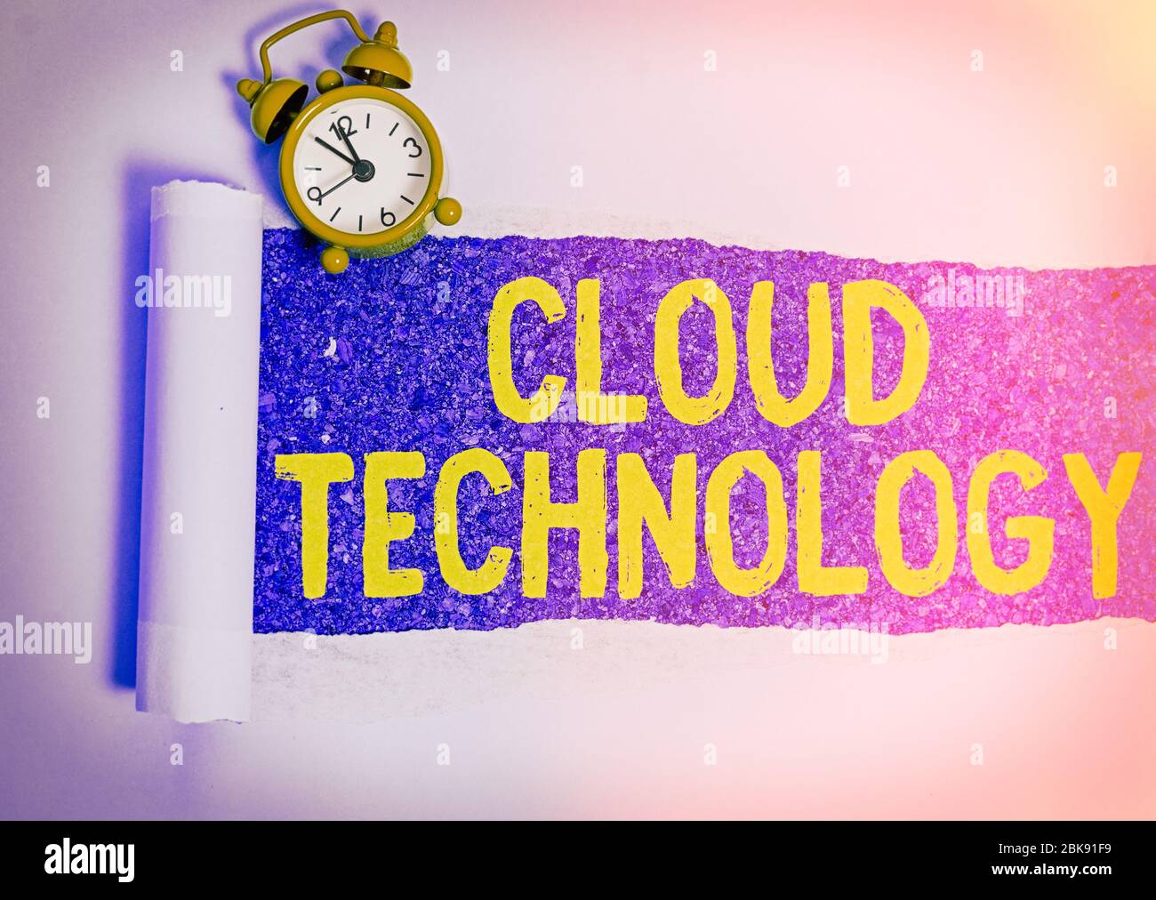 Conceptual hand writing showing Cloud Technology. Concept meaning storing and accessing data and ...