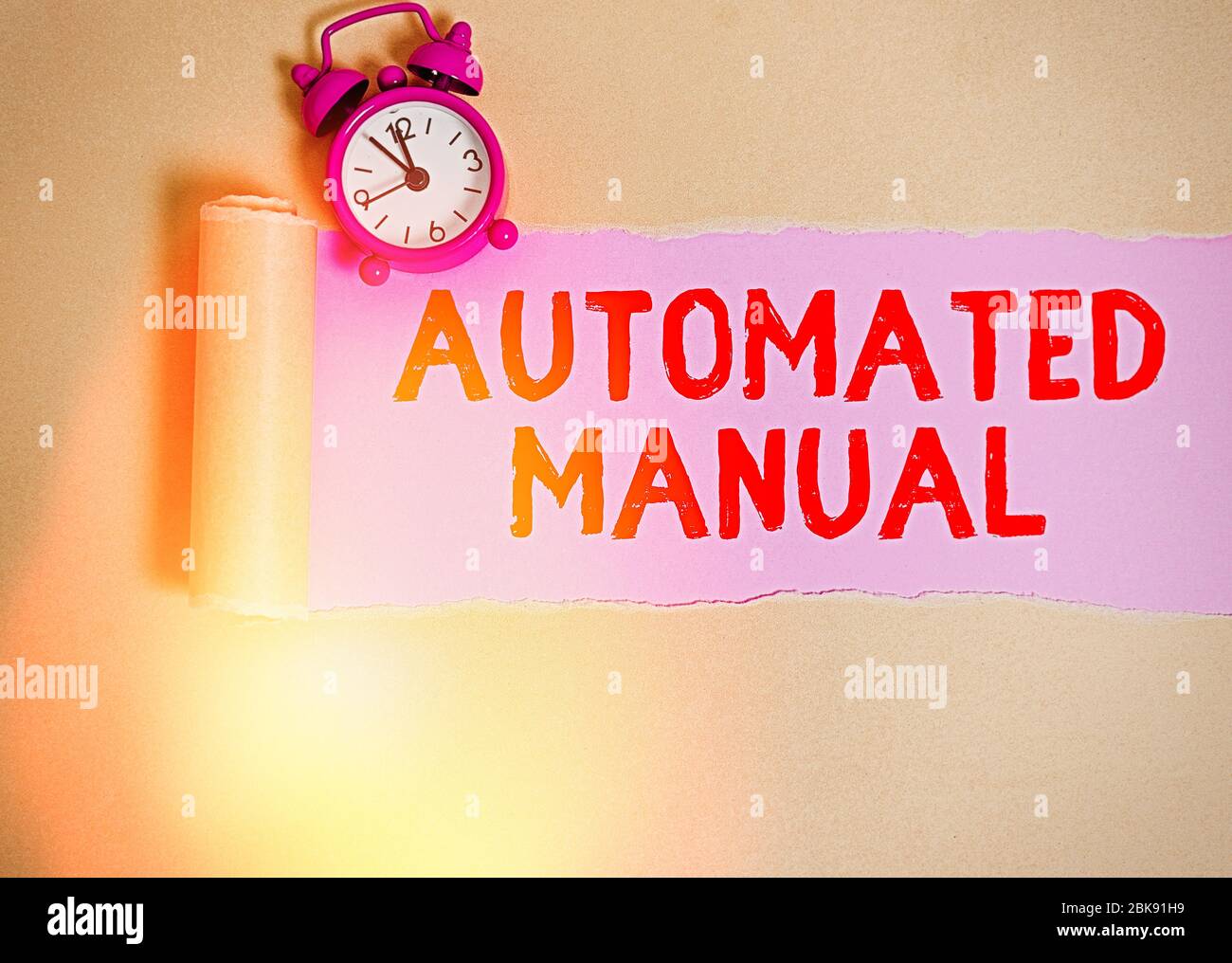 Handwriting text writing Automated Manual. Conceptual photo as trigger ...