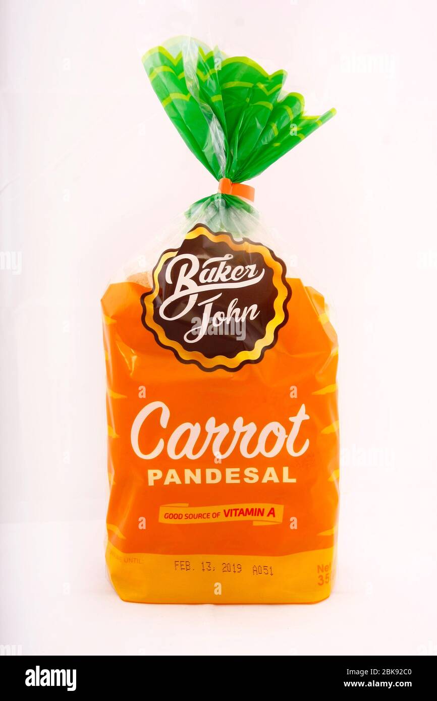 Antipolo City, Philippines - February 6, 2019: Pack of Carrot Pandesal ...