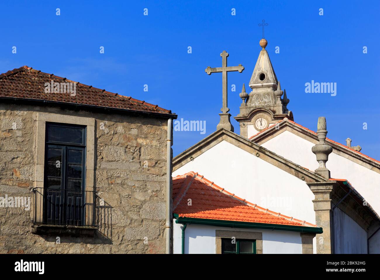 Santa Marinha Church, Gaia District, Porto City, Portugal, Europe Stock ...