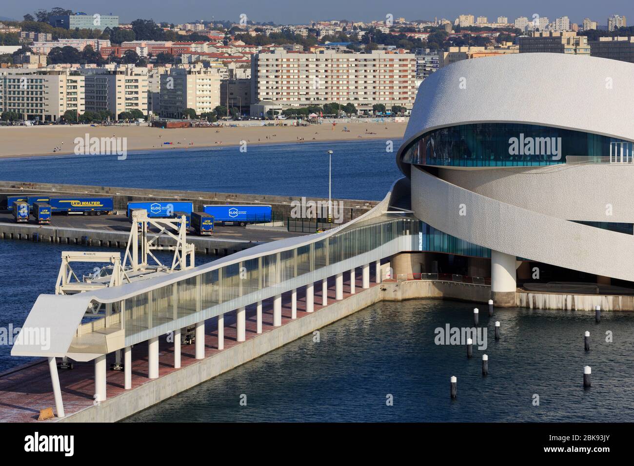 Cruise Ship Terminal, Leixoes Port, Porto City, Portugal, Europe Stock ...