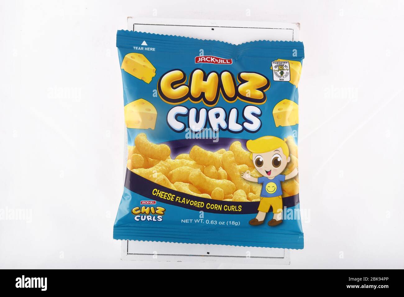Antipolo City, Philippines - February 6, 2019: Bag of Chiz Curls snack ...