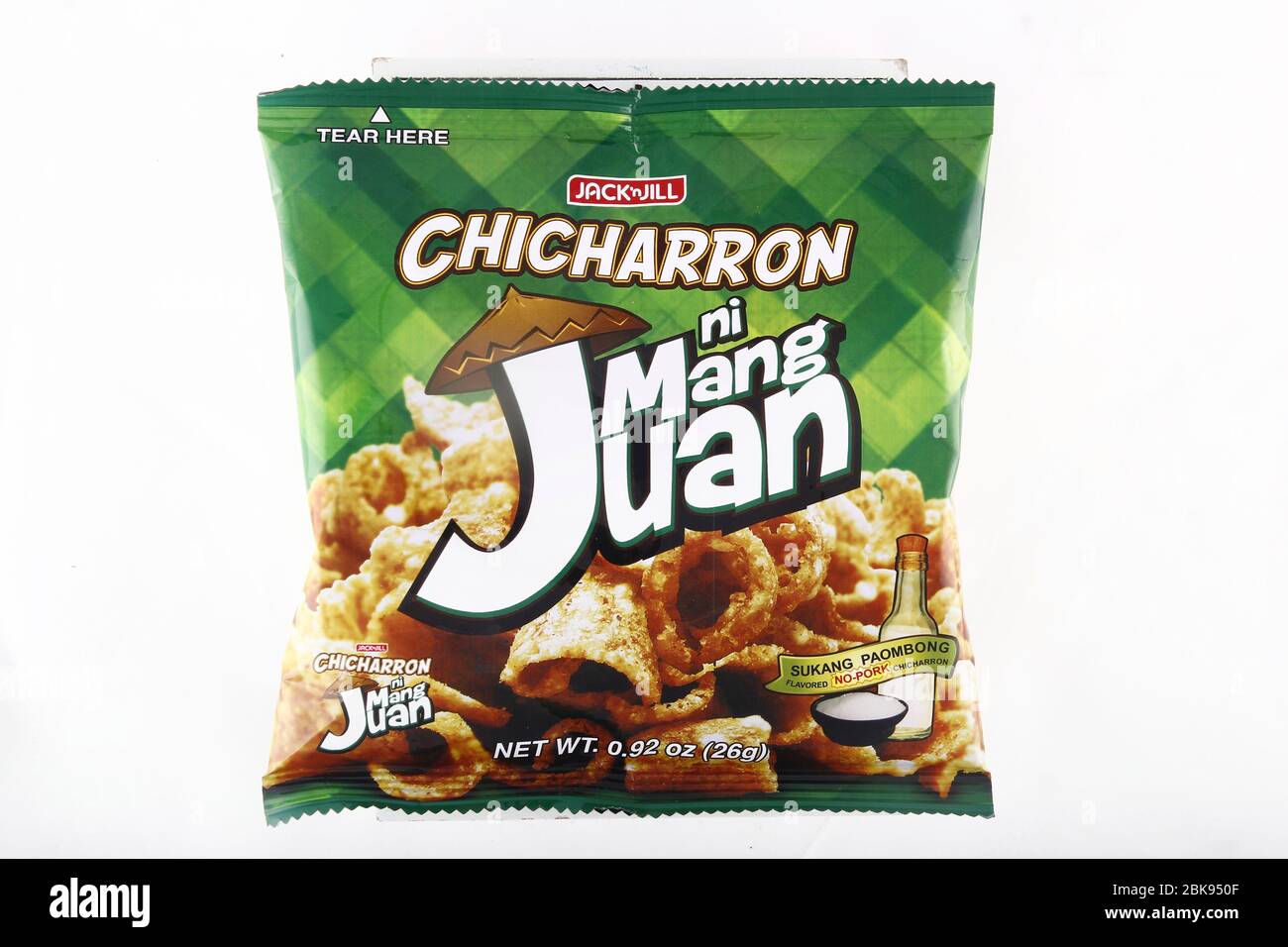 Antipolo City, Philippines - February 6, 2019: Bag of Chicharron ni ...