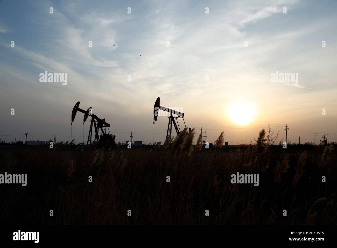 Beam pumping unit, also called a crank balanced beam pumping unit, the ...