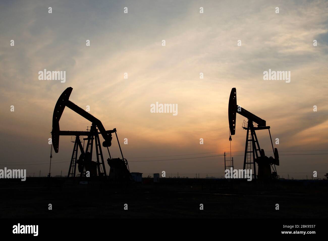 Beam pumping unit, also called a crank balanced beam pumping unit, the ...