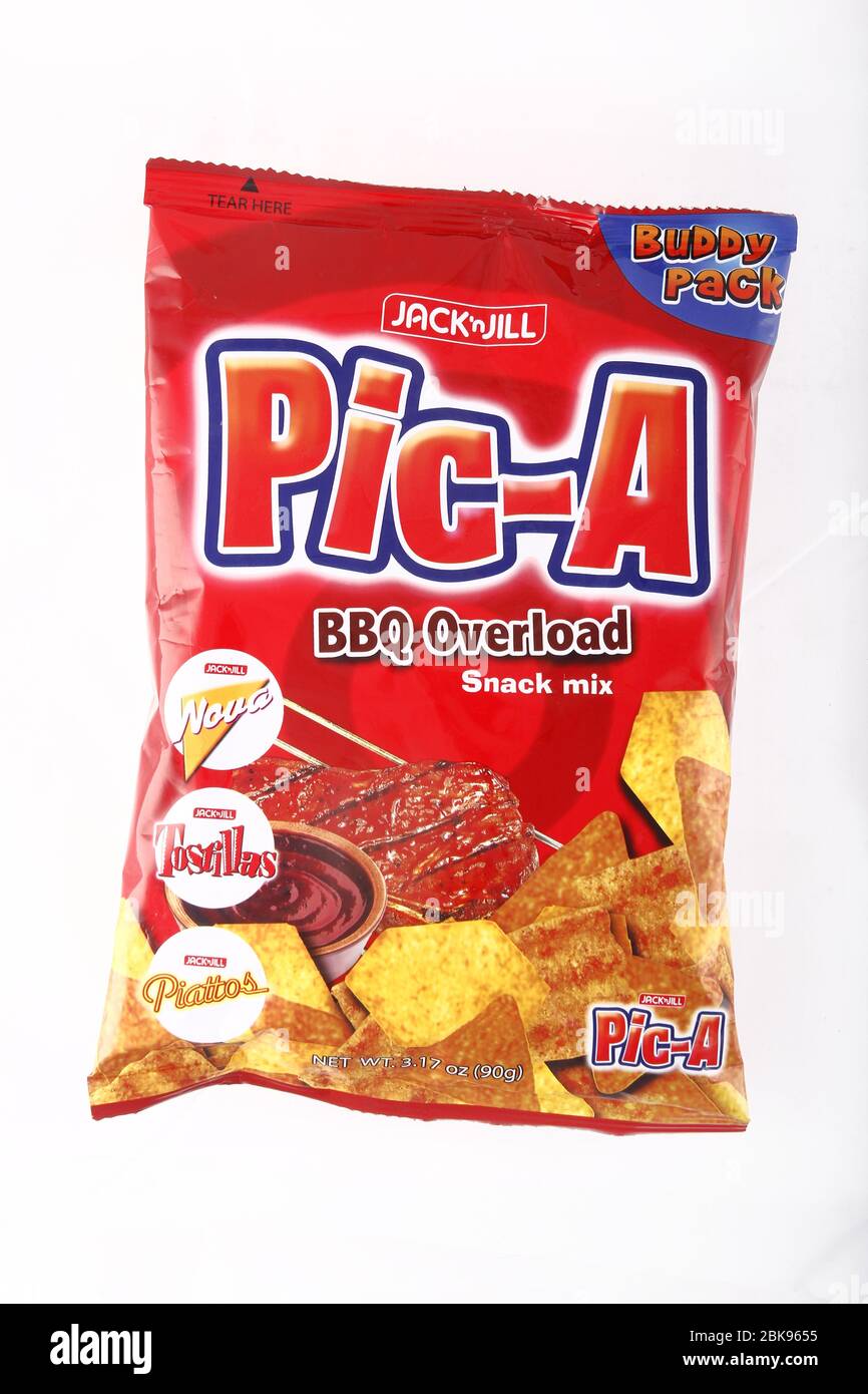 Antipolo City, Philippines - February 6, 2019: Bag of Pic-A snack on an ...