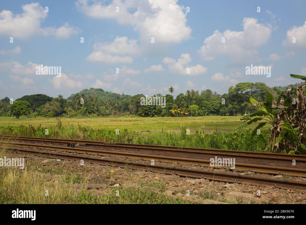 Railway track, Colombo, Sri Lanka Stock Photo - Alamy