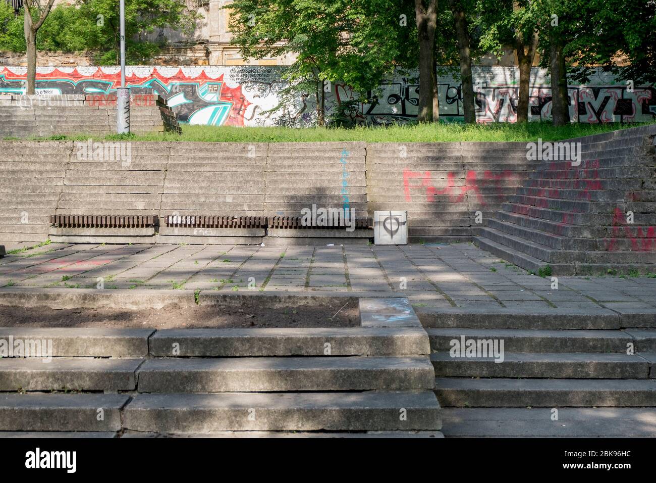 The unique design of Reformatų park, a USSR, Communist era piece of ...