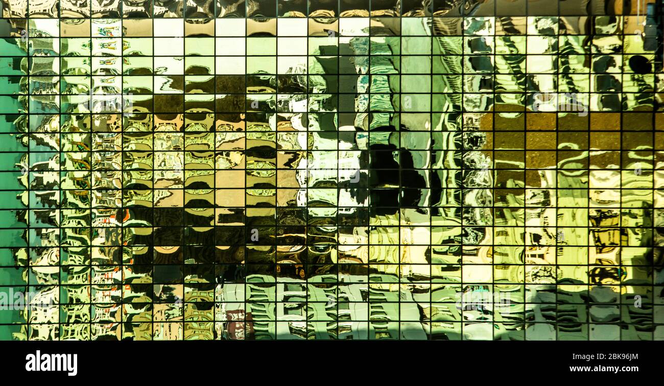 Reflections on glass Stock Photo - Alamy