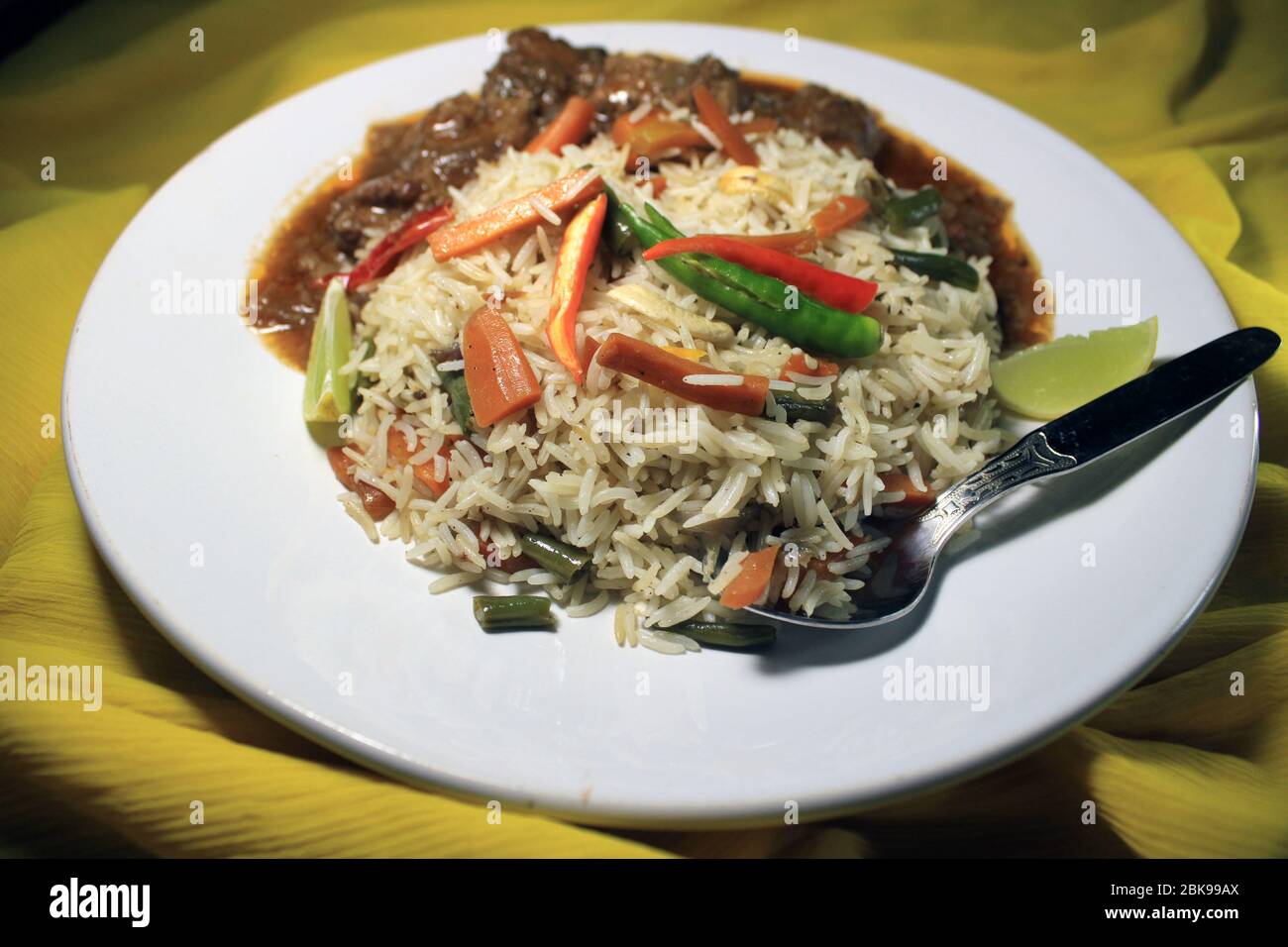 Indo Chinese Chicken Fried Rice