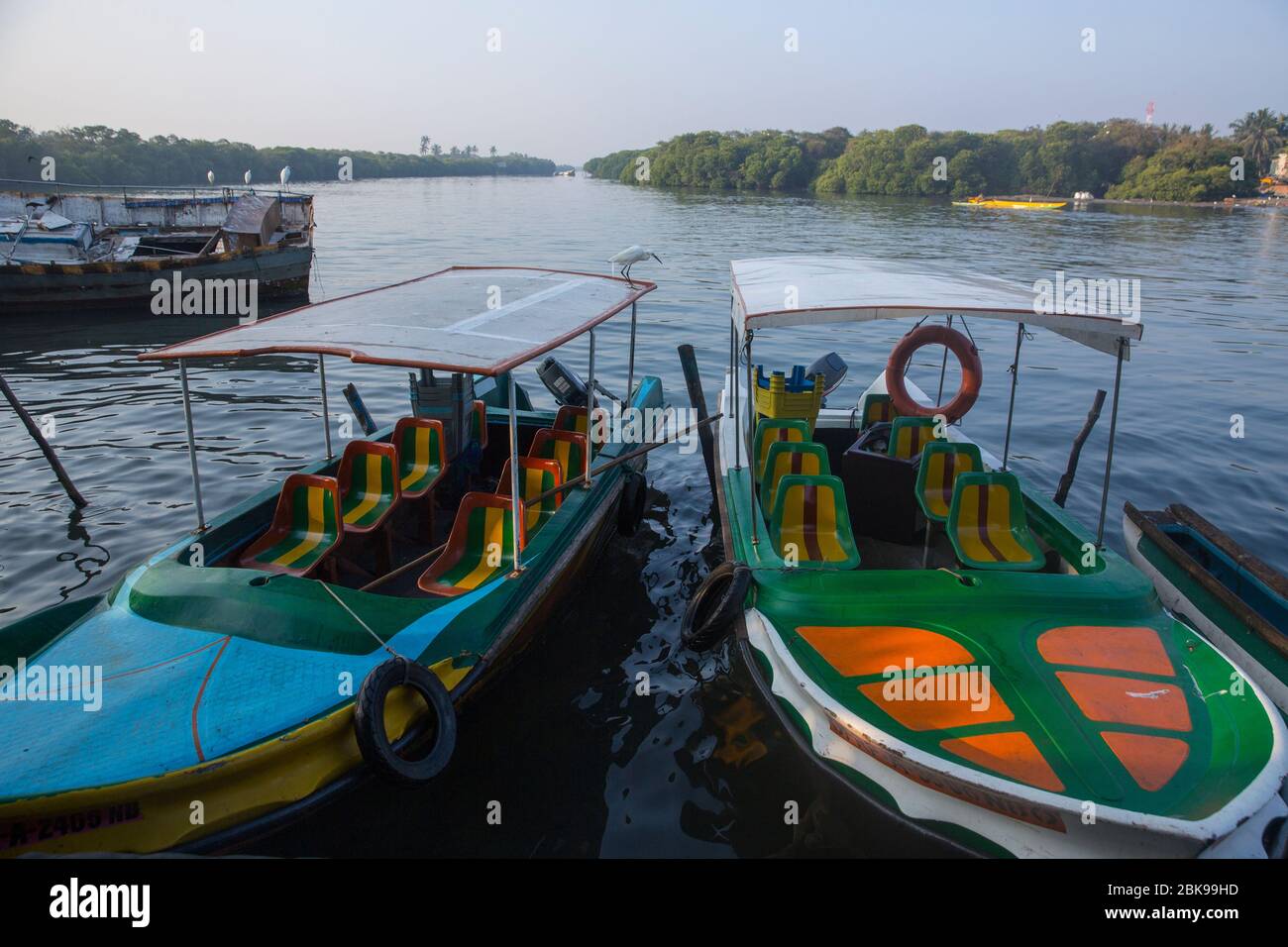 Tourist boats on Negombo Lagoon at Negombo, Sri Lanka Stock Photo - Alamy