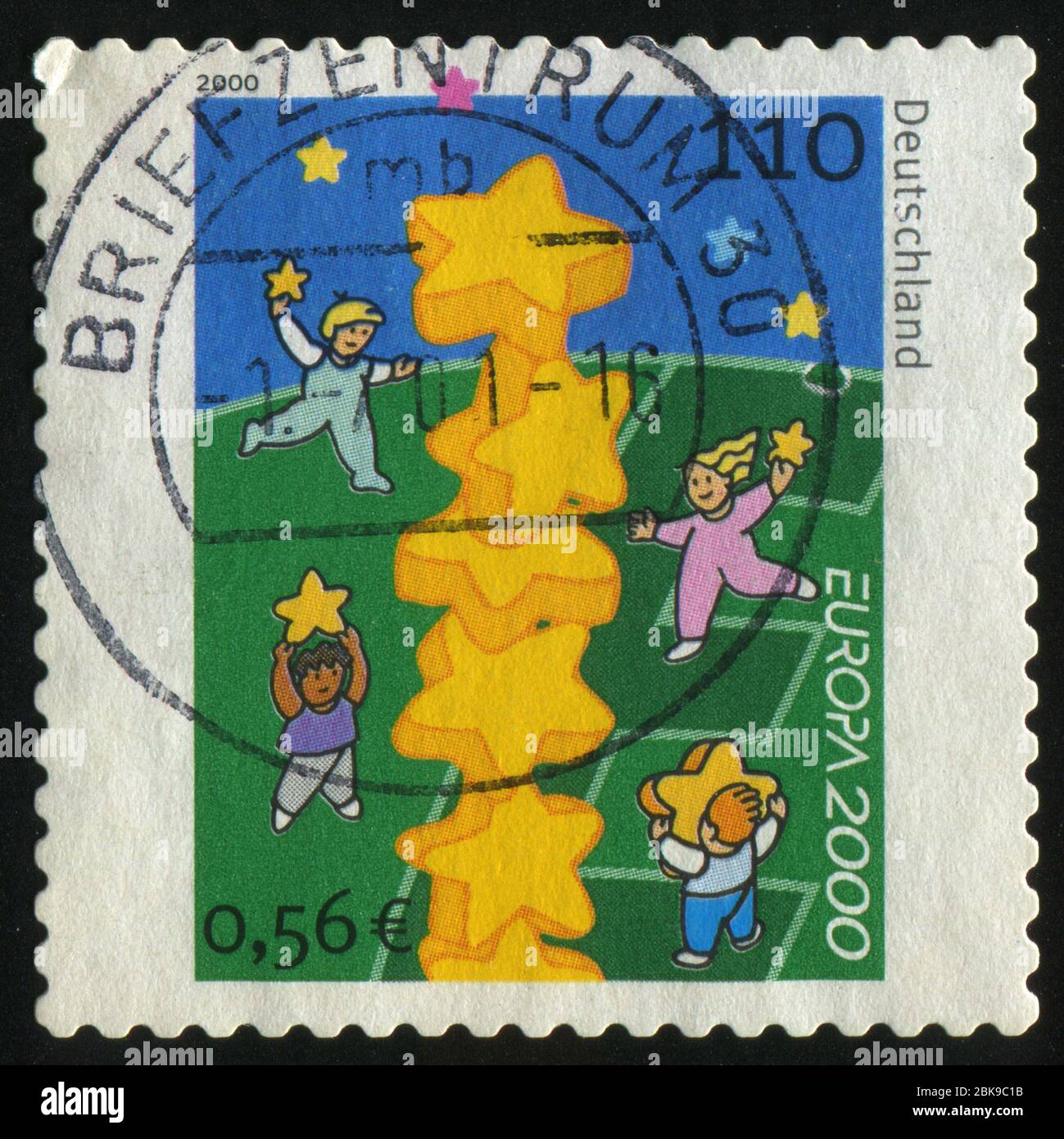 GERMANY- CIRCA 2000: stamp printed by Germany, shows children, circa ...