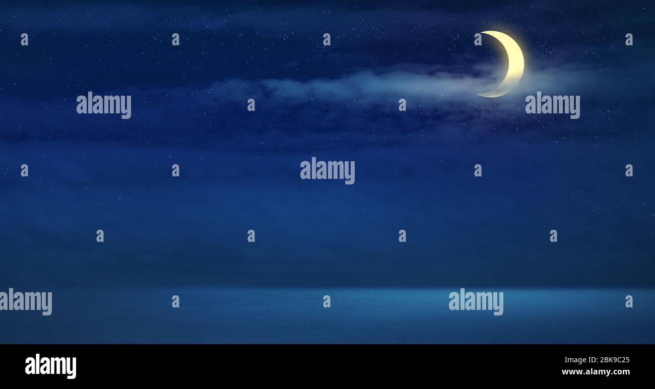 Nightscape background for design Stock Photo - Alamy