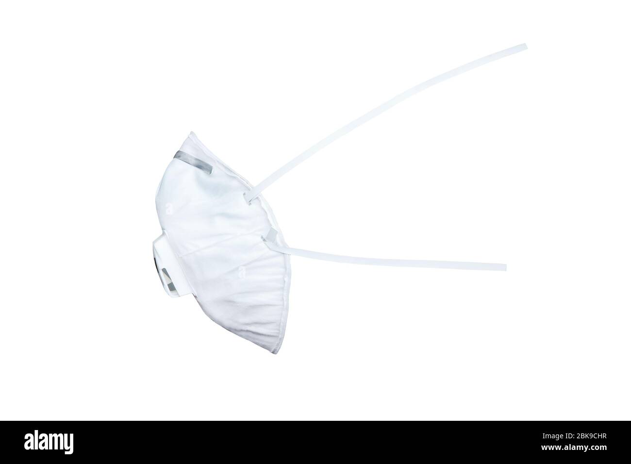 N95 mask for protection pm 2.5 and corona virus isolated on white ...