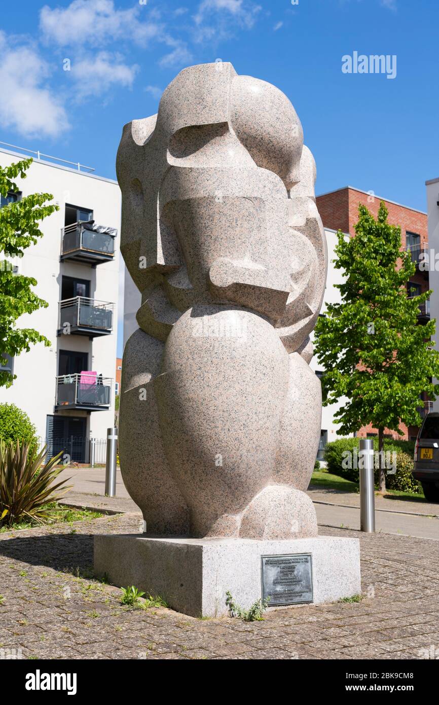 Carved from a single block of granite, the sculpture 'Vas-Vessel ...