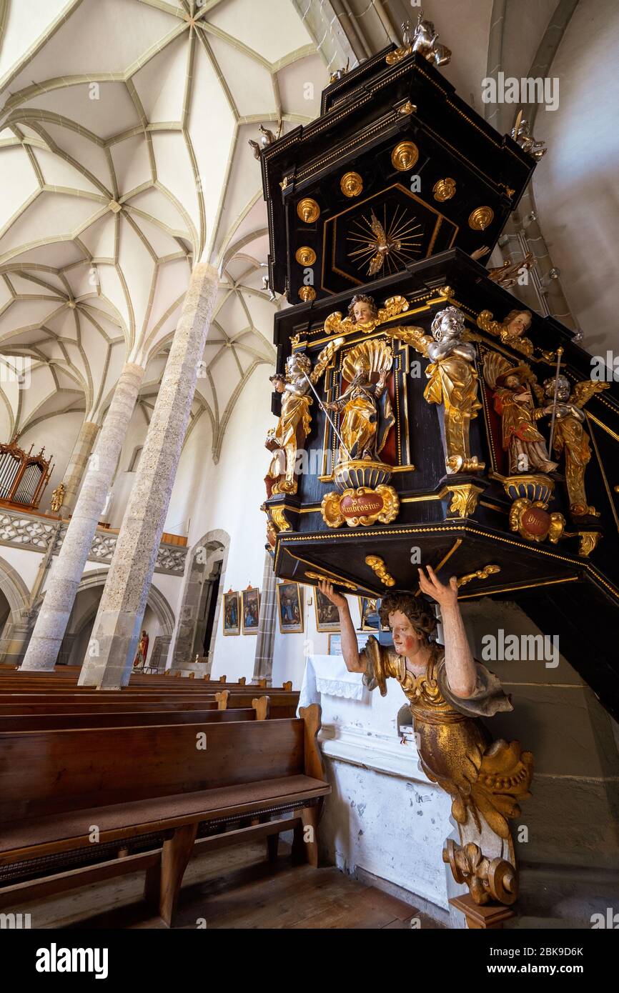 Inside catholic church pulpit hi-res stock photography and images - Alamy
