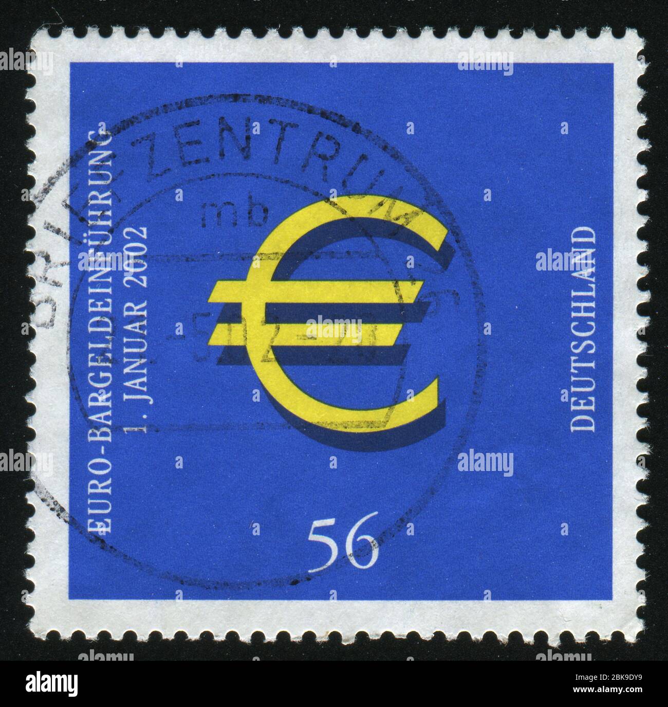GERMANY- CIRCA 2002: stamp printed by Germany, shows Introduction of ...