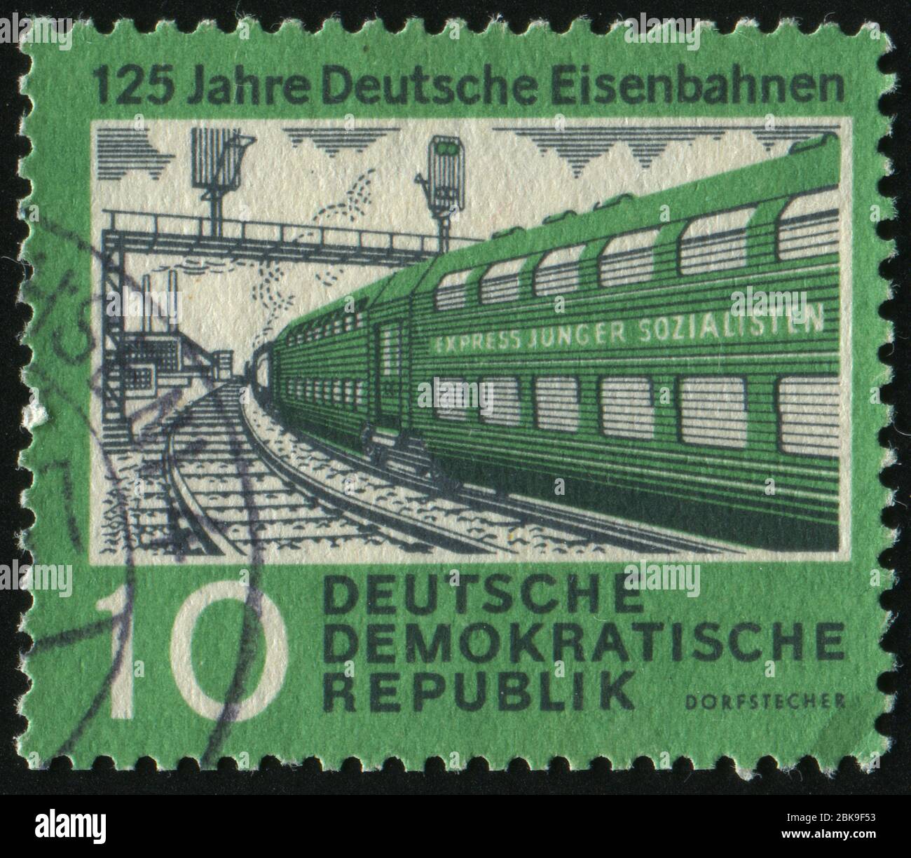 GERMANY- CIRCA 1960: stamp printed by Germany, shows “Young Socialists ... GERMANY- CIRCA 1960: stamp printed by Germany, shows “Young Socialists ...