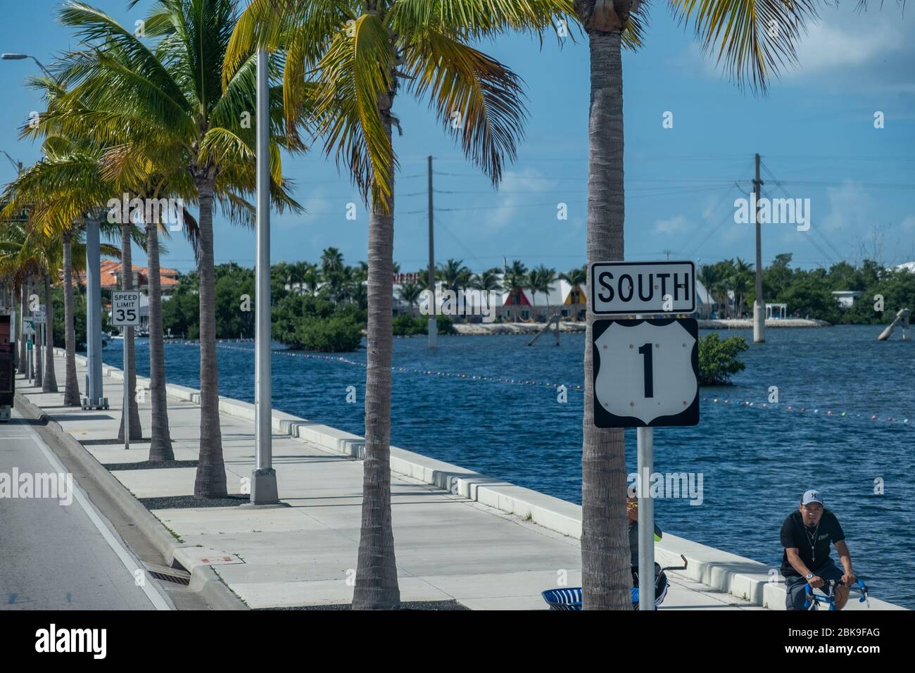 Key West, Florida, USA-November 7th, 2019:Coming in to Key West on ...