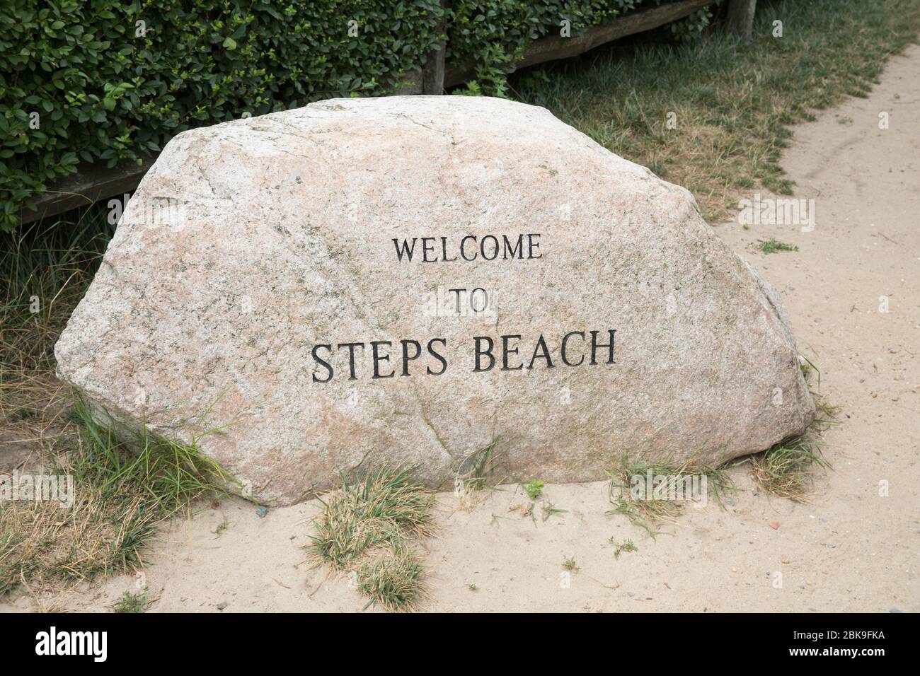 Step Beach Stone Stock Photo - Alamy