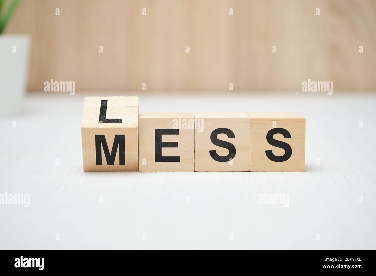 Less mess hi-res stock photography and images - Alamy