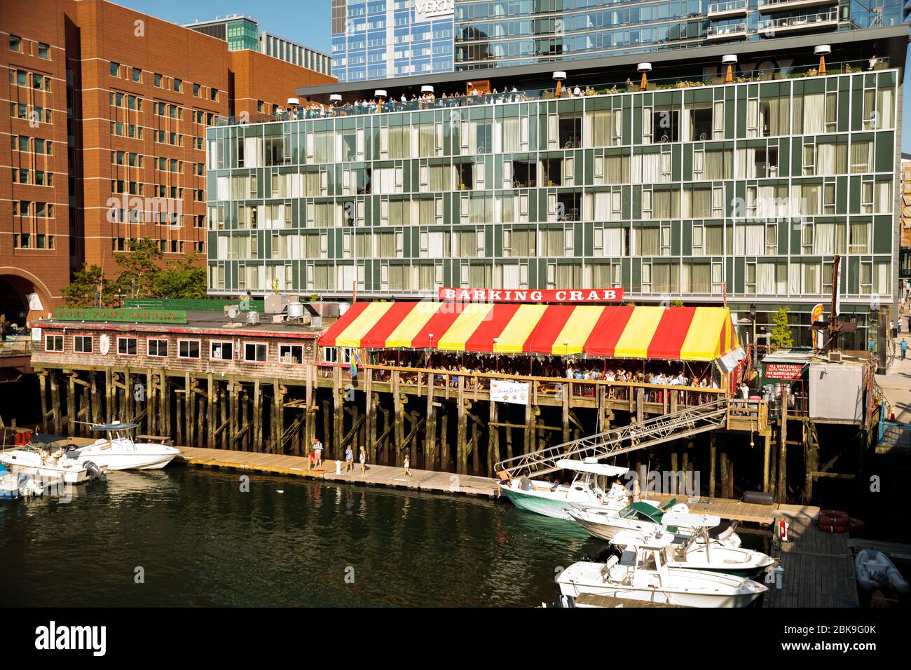 Boston, Massachusetts, US-July 13, 2018:The Famous Boston Barking Crab ...