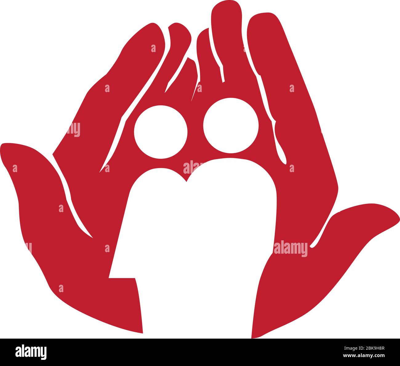 Hands heart business woman Cut Out Stock Images & Pictures - Alamy