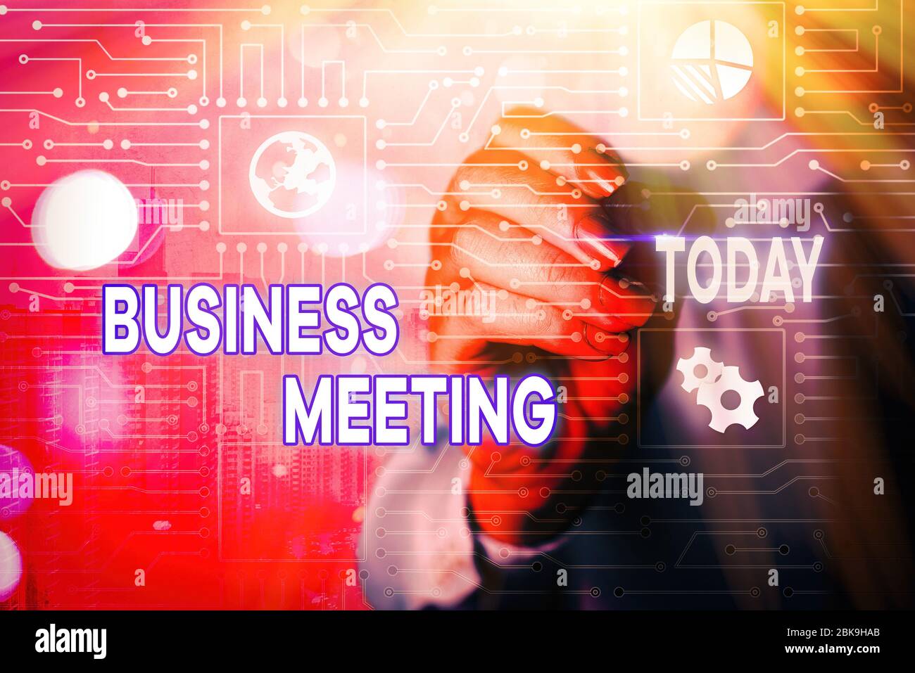 Word writing text Business Meeting. Business photo showcasing used ...