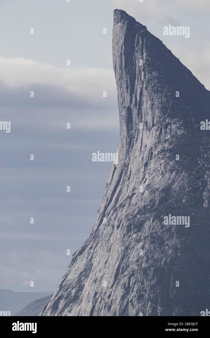 Dramatic landscape, Sam Ford Fjord, Baffin Island, Canada Stock Photo ...