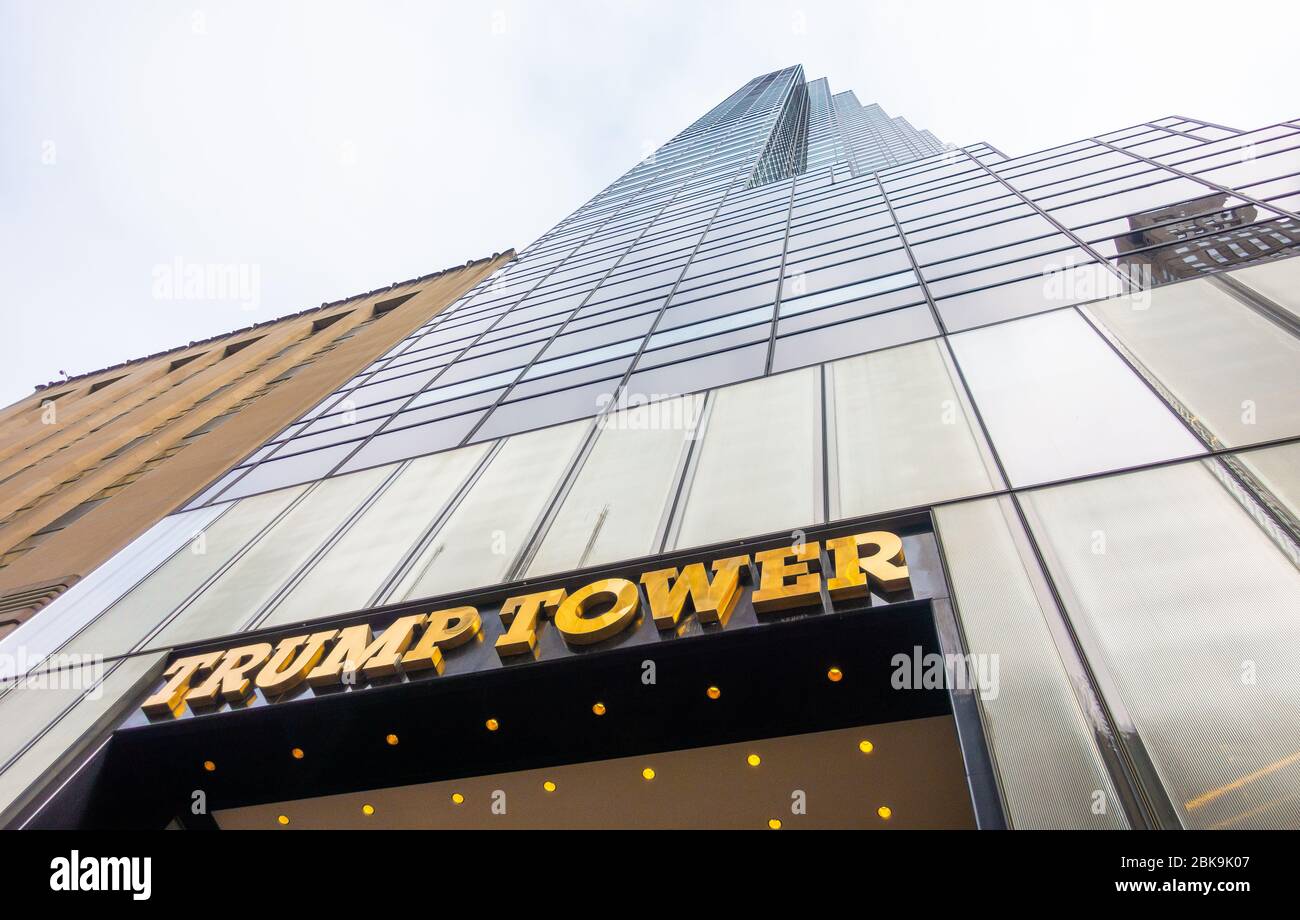 Logo trump tower hi-res stock photography and images - Alamy