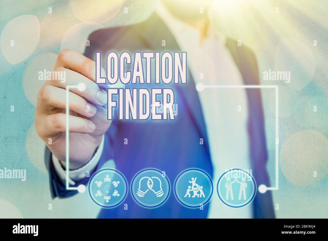 Map showing relative geographical position hi-res stock photography and ...