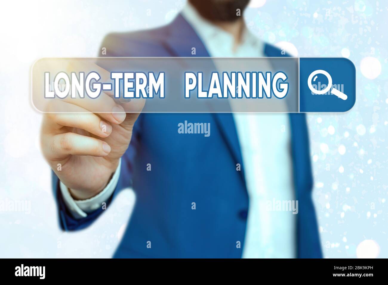 Handwriting text Long Term Planning. Conceptual photo Establish ...